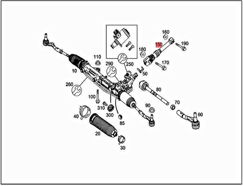 Genuine MERCEDES BBDC X222 A207 C204 Steering coupling 2044620278 | eBay