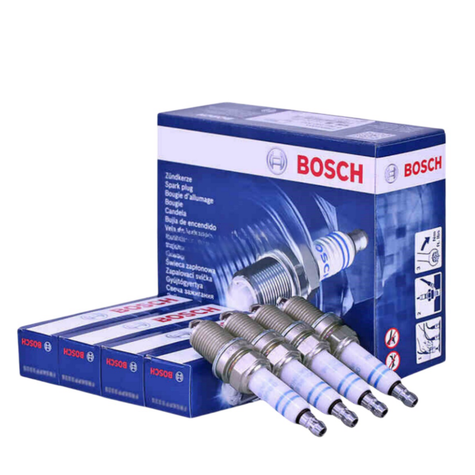 4PCS Double Platinum Spark Plugs Set For VW CC Tiguan AUDI Q3 Q5 A5 ...