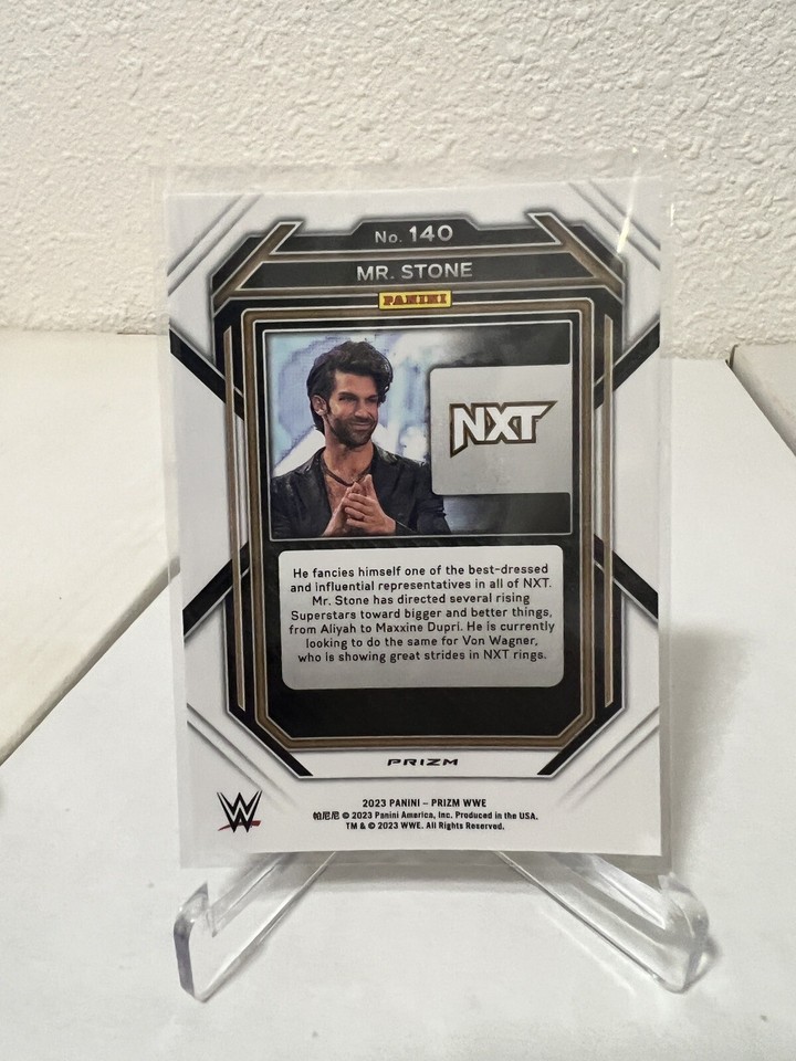 2023 Panini Prizm WWE Mr. Stone #140 NXT Wrestling Card | eBay