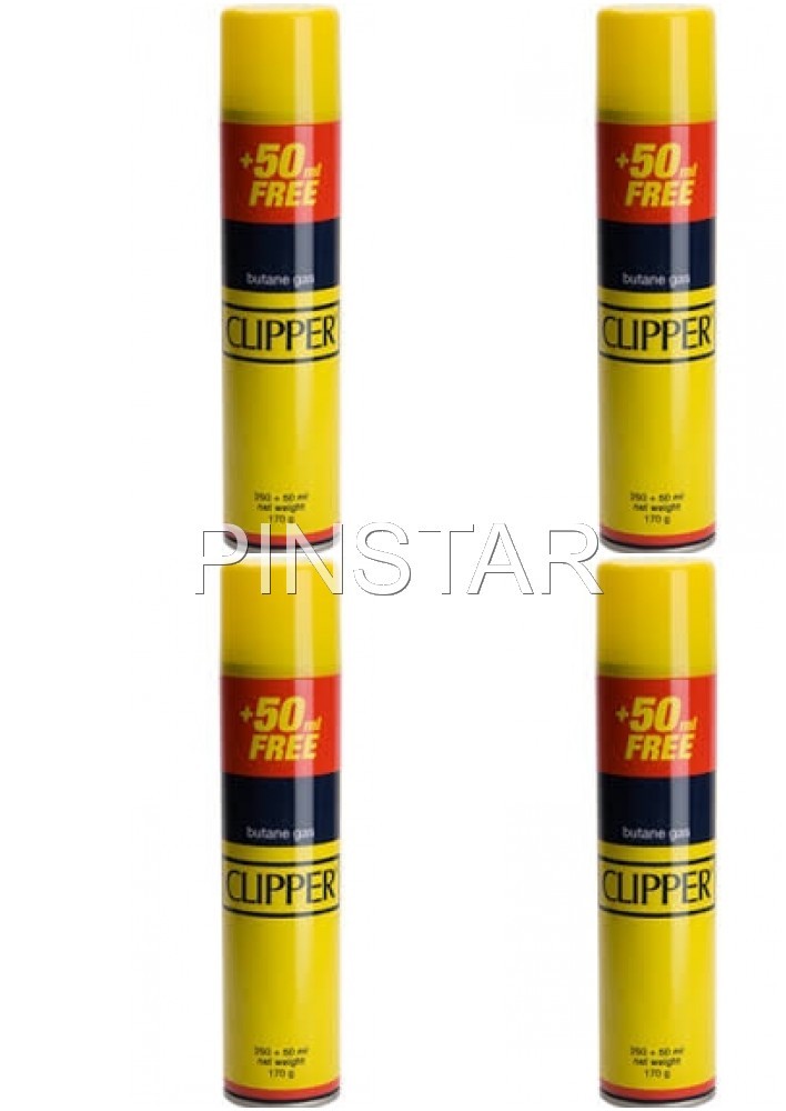 4 X 300ML CLIPPER BUTANE GAS REFILLS LIGHTERS UNIVERSAL VALVE | eBay UK