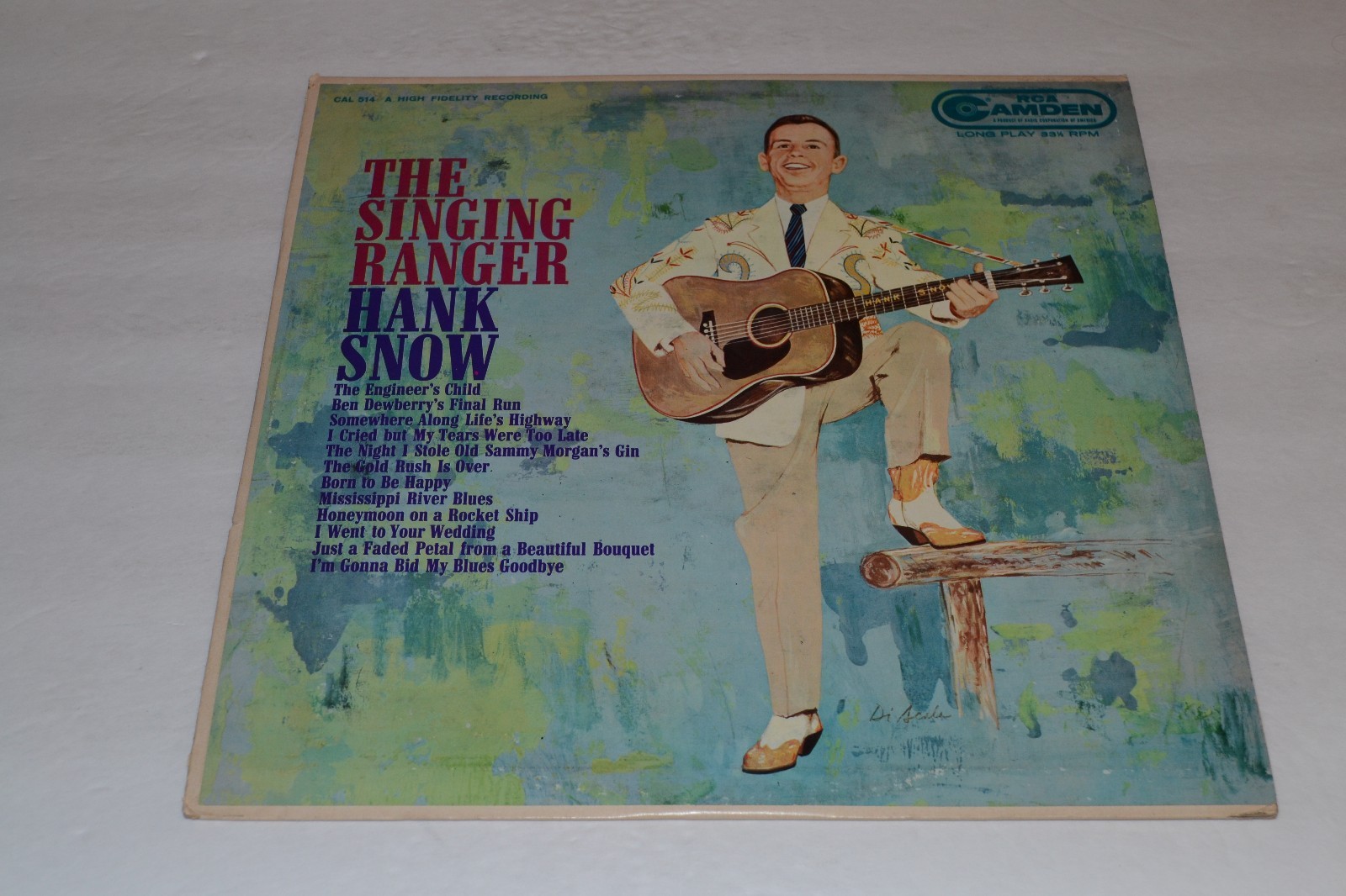 The Singing Ranger~Hank Snow~RCA Camden CAL 514~Rainbow Ranch Boys~FAST ...