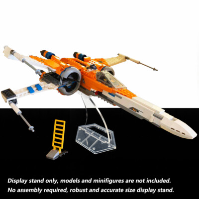 Display Stand for LEGO 75273 75301 75102 75149 75218 X Wing, Acrylic 3D ...