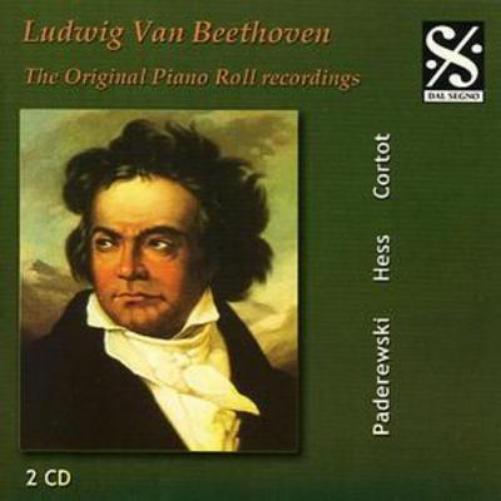 Ludwig van Beet Original Piano Roll Recordings, The (Paderewski (CD ...
