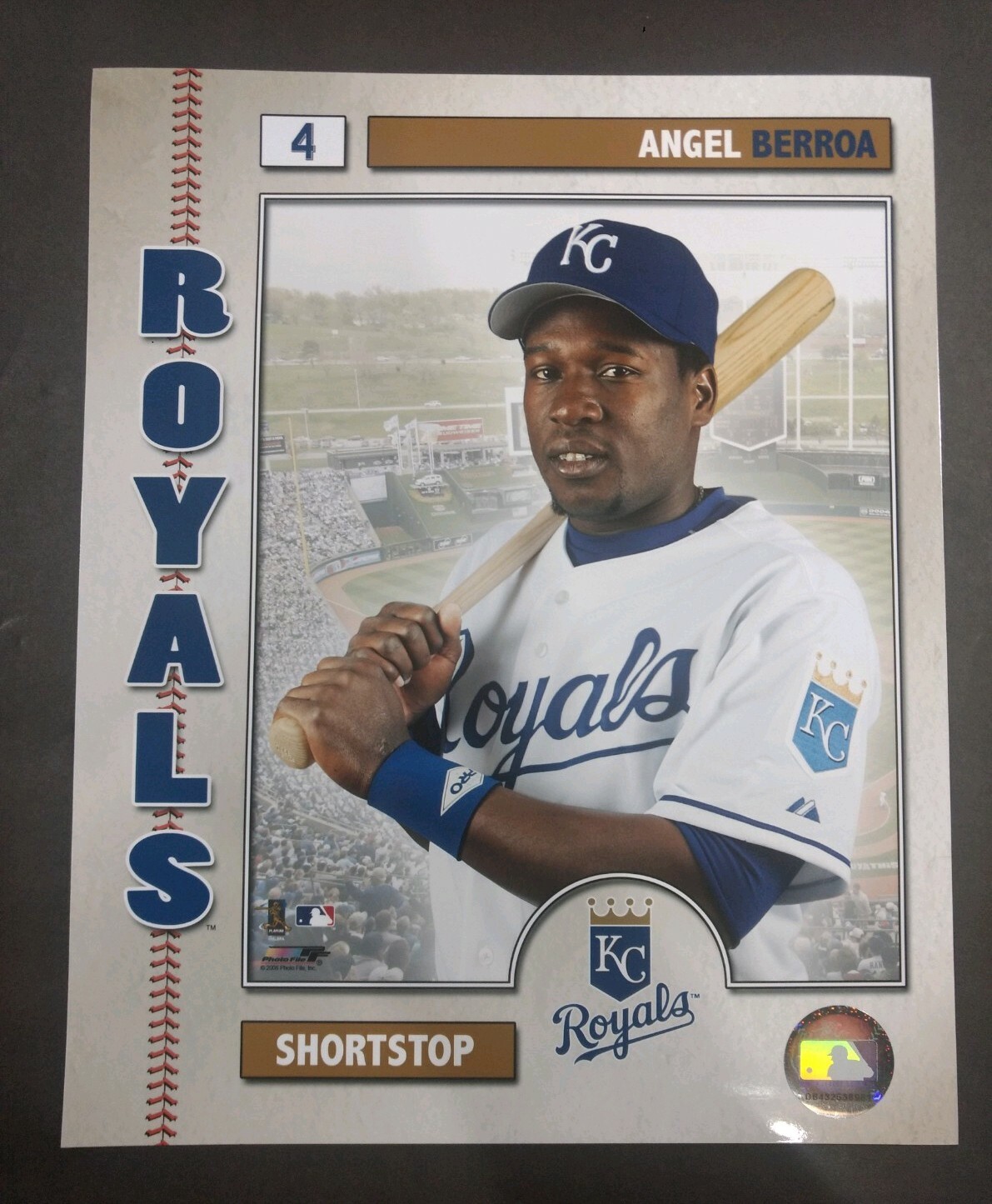 ANGEL BERROA 2006 Kansas City Royals 8X10 STUDIO PHOTO | eBay
