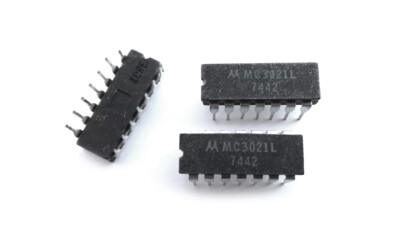 MC3021L (MC3021) LOGIC GATE, QUAD 2-INPUT XOR, TTL, CERAMIC 3021 IC (1 ...