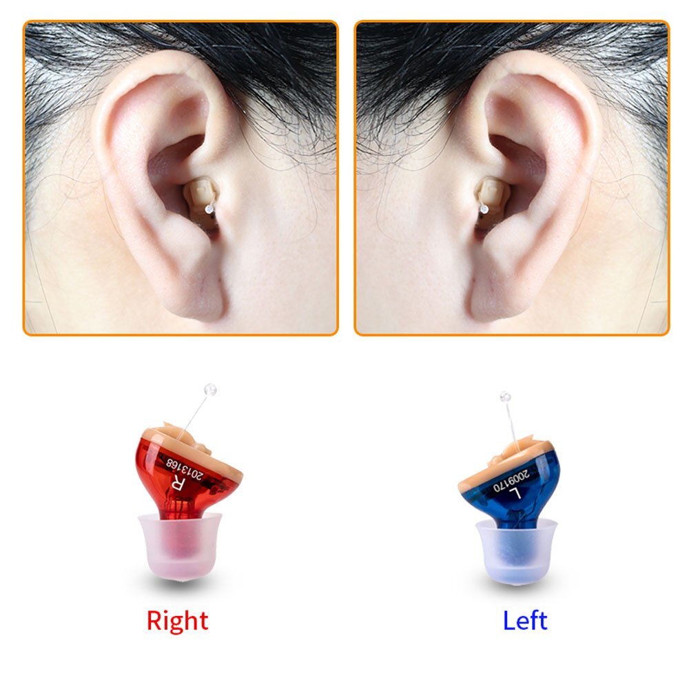 MiNi Hearing Aids Digital Small Invisible In Ear Sound Voice Amplifier ...