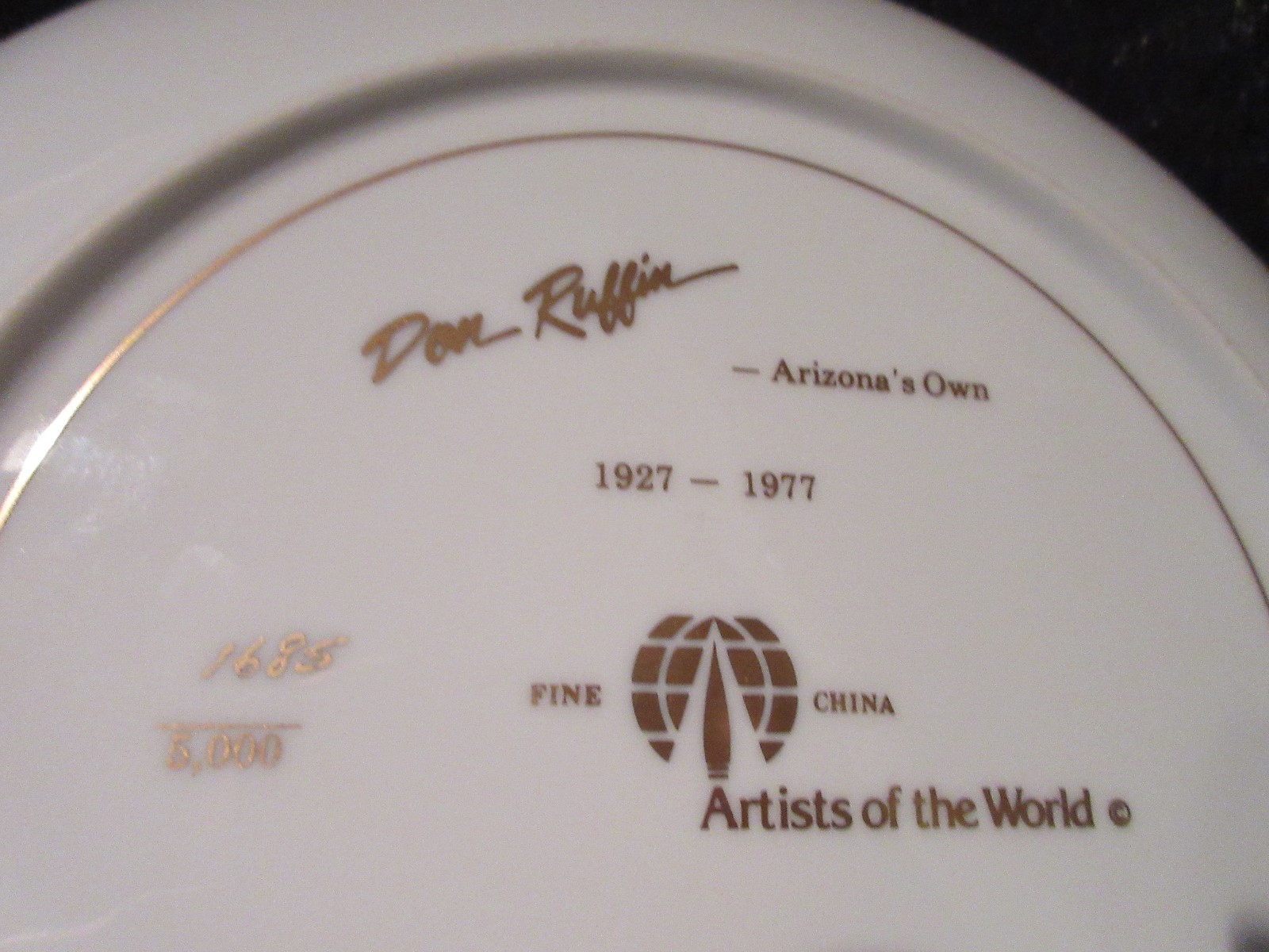 Don Ruffin"INNER PEACE" Fine Porcelain China Plate - Artists of the ...