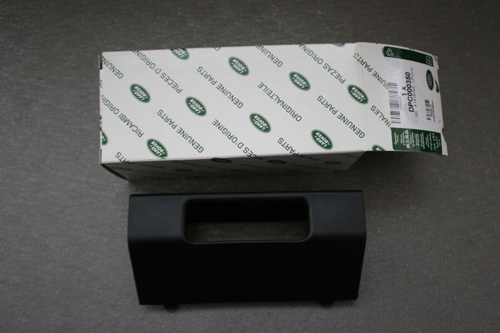 Range Rover L322 2002-2005 Front Bumper Tow Eye Cover Black Genuine ...