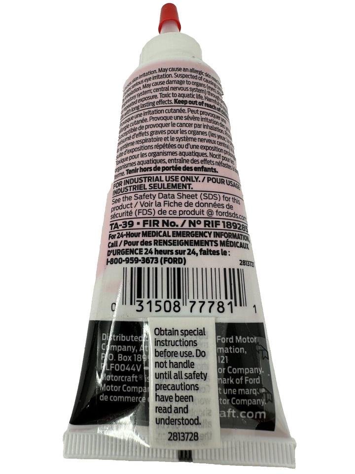 1 Tube of Motorcraft TA39 TA-39 Flange Sealant Adhesive 1.69 fl. oz ...
