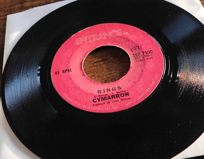CYMARRON RINGS / LIKE CHILDREN 45 RPM RECORD 063 | eBay