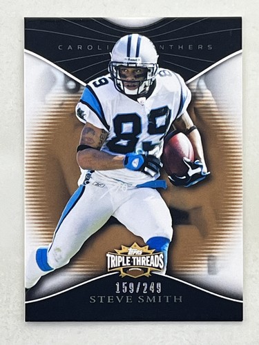Steve Smith 2009 Topps Triple Threads Sepia /249 #59 NFL Carolina ...