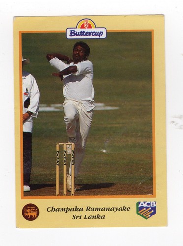 Cricket - Buttercup Bread 1995 Champaka Ramanayake (Sri Lanka) | eBay