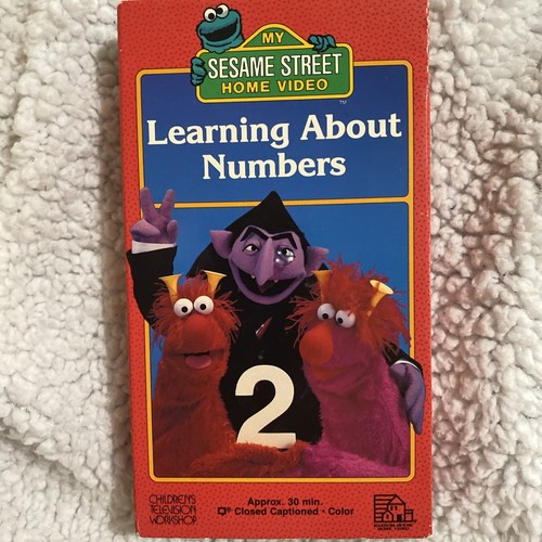 My Sesame Street Home Video Learning About Numbers VHS Tape 1986 Jim ...
