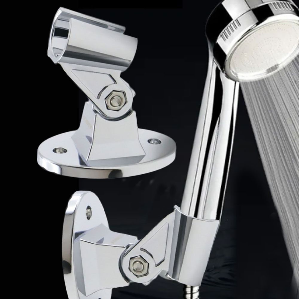 Adjustable Showerhead Bracket Wall Mounted Shower Head Stand Bathroom ...