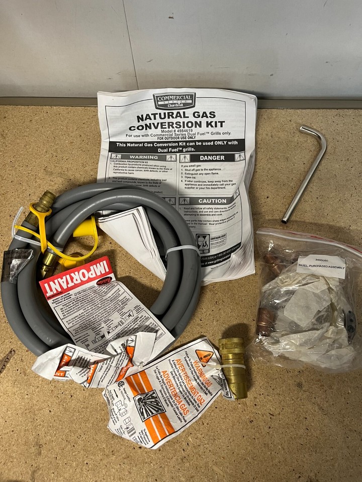 Char-broil Commercial Infrared 4619 Natural Gas Conversion Kit Duel ...