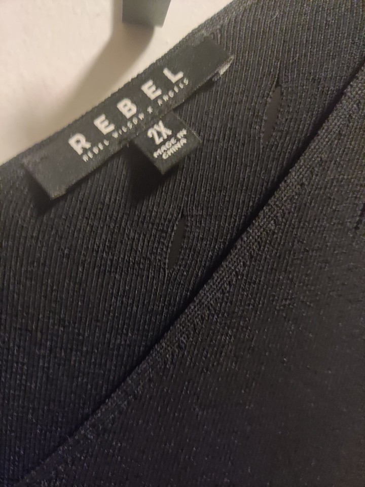 stunning rebel wilson x angels dress black size 22/24 | eBay UK