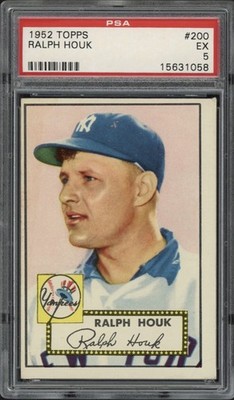 1952 Topps Ralph Houk #200 PSA 5 Excellent New York Yankees | eBay