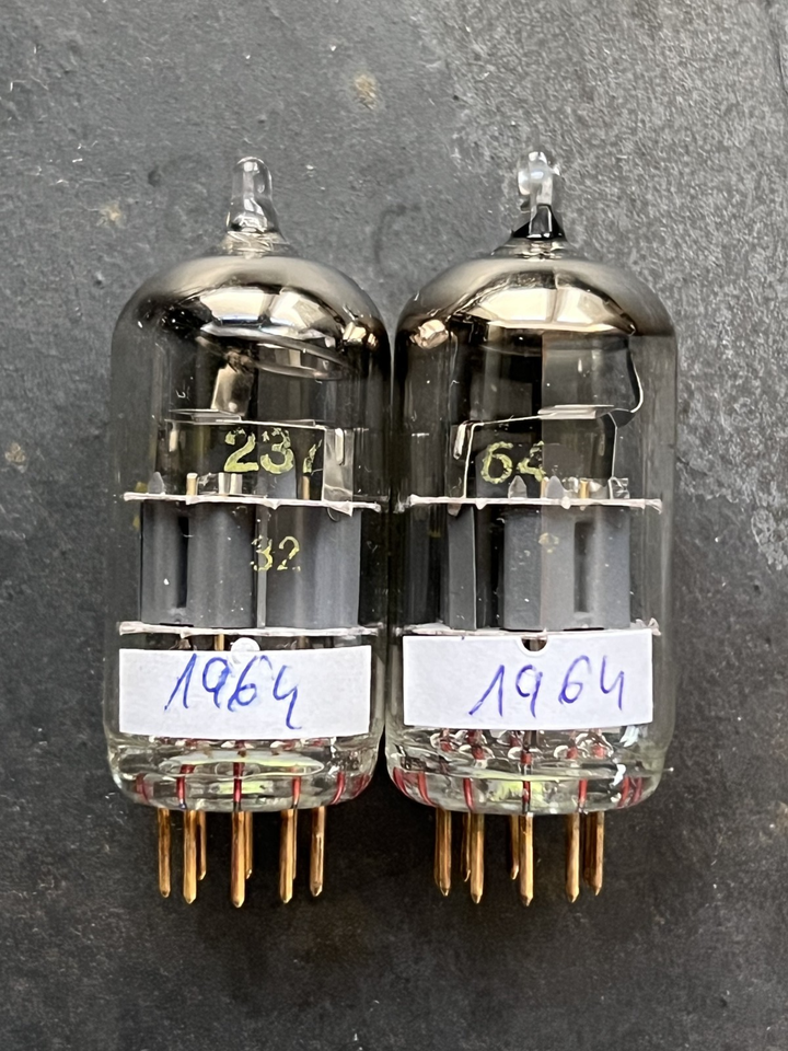 Balanced Pair ECC88 6dj8 6922 E88CC Tesla Gold Grids 1964'y | eBay