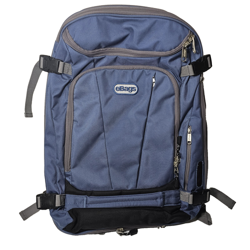 eBags Mother Lode TLS Weekender Convertible Backpack Carry On, Blue 22 ...