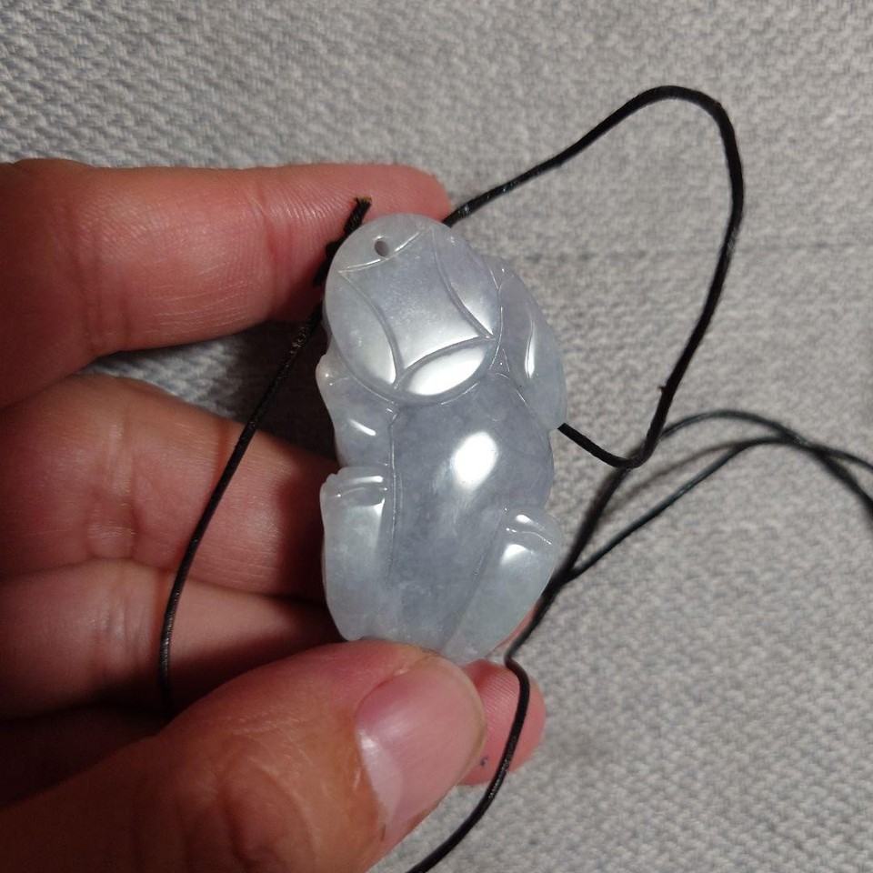 Japanese jade necklace purple pixiu pendant | eBay