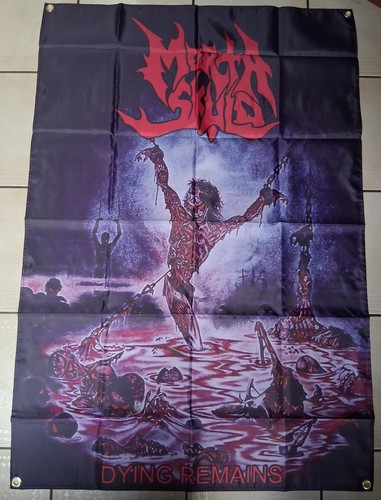 Morta Skuld Dying Remains 4ft X 33 Inches Wide Banner Flag OLD SCHOOL ...