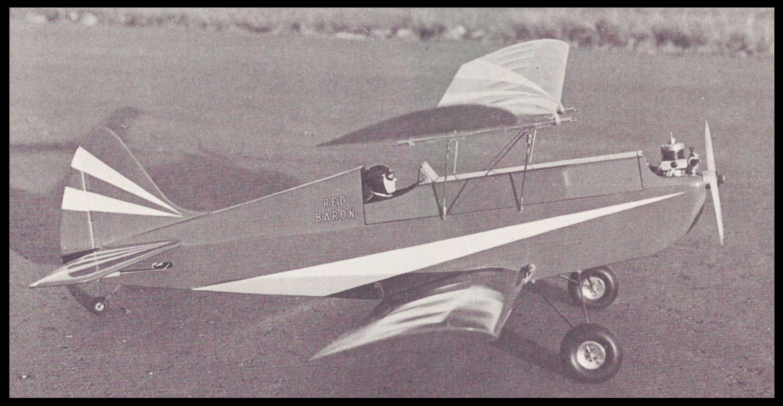 Red Baron Vintage Sport Biplane Plans,Templates and Instructions 42ws ...