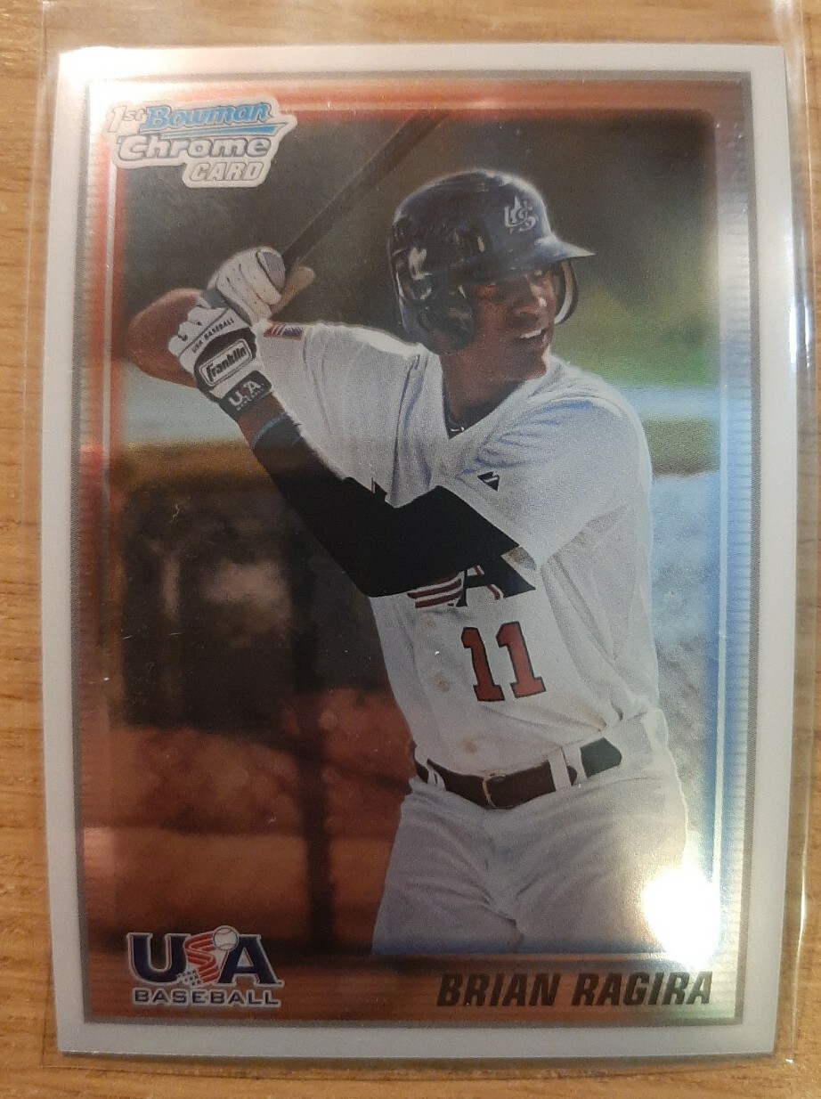 2010 BOWMAN CHROME USA STARS BRIAN RAGIRA #14 TEXAS RANGERS | eBay