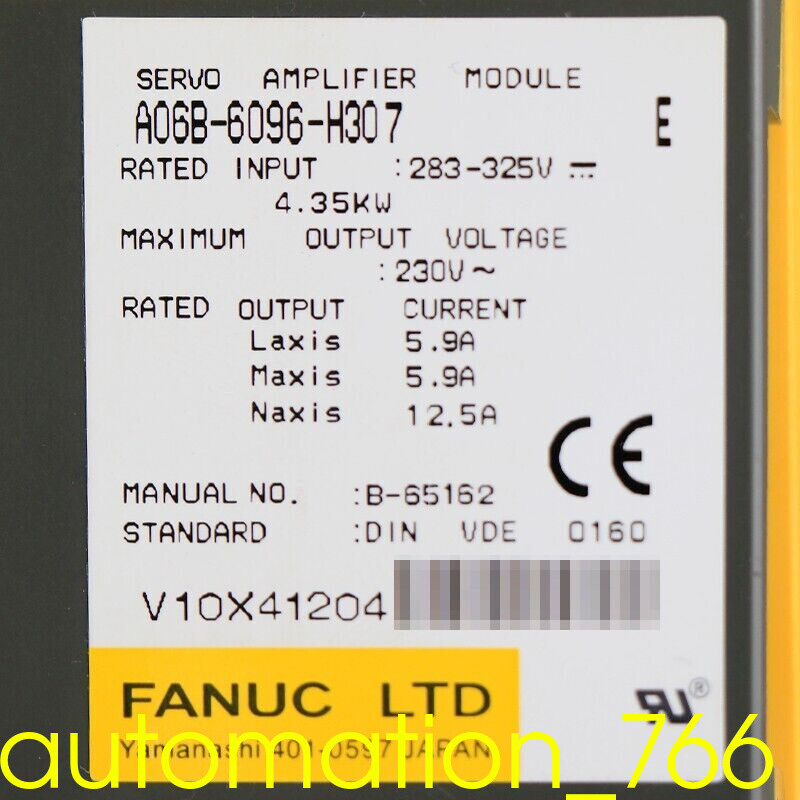 1 pcs Brand New Fanuc A06B-6096-H307 Via DHL or FedEx | eBay