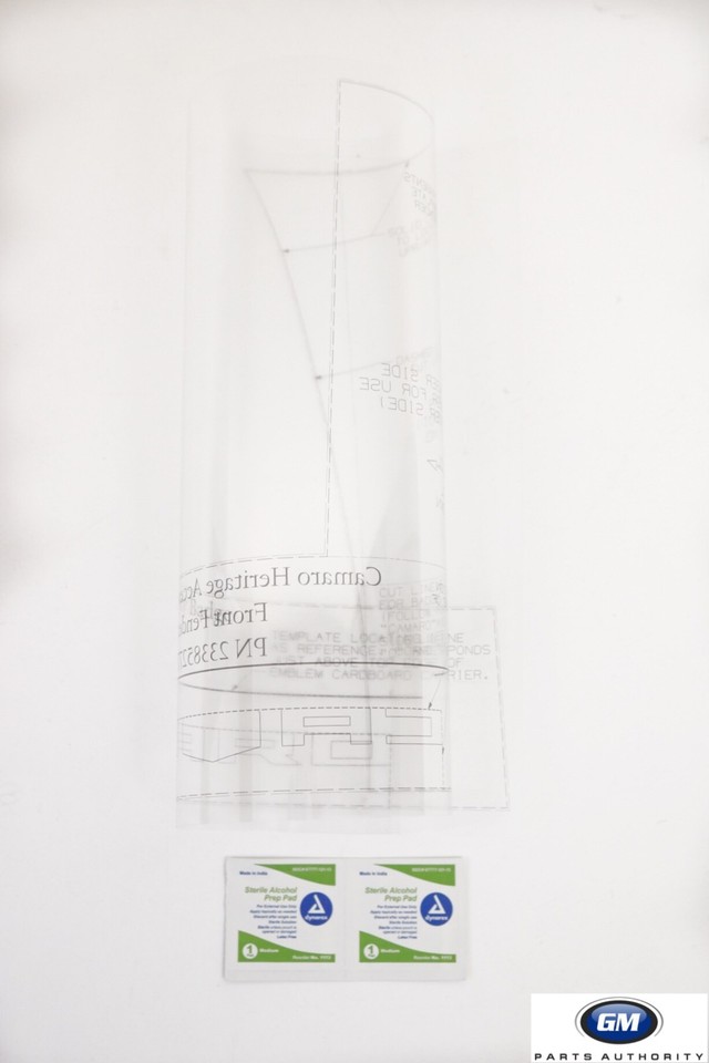 2016-2024 Chevrolet Camaro Chrome Fender Emblems 23273557 Pack of 2 OEM ...