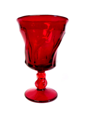 Fostoria Jamestown Ruby Red 6" Water Glass | eBay
