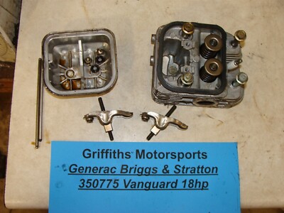 Generac LP Briggs Stratton 18hp Vanguard vertical twin cyliner head ...