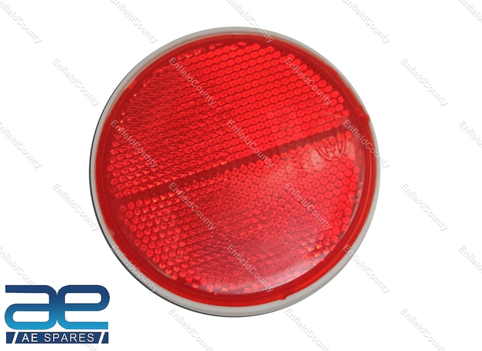 Hella Round Reflex Reflector Set RED 90mm For Truck Tractor Jeeps ...