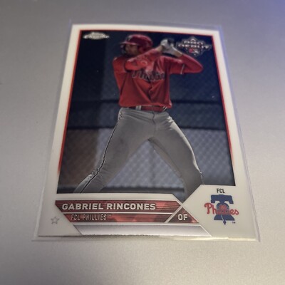 2023 Pro Debut Baseball Gabriel Rincones Chrome Base Card #PDC-134 (CL7 ...