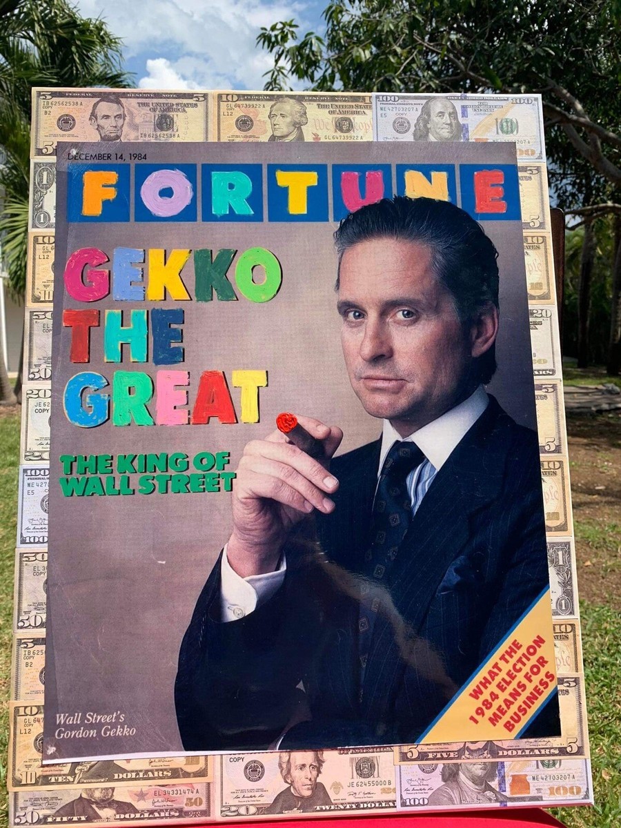 Gordon Gekko Tapet