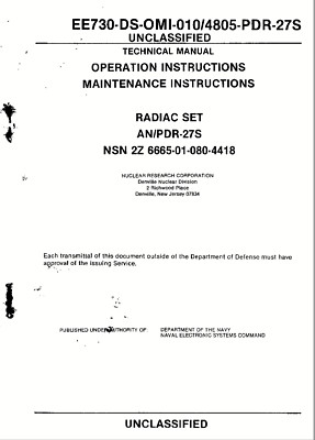 Radiation Detectors & Geigers - Radiac Set