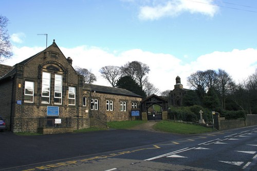 Photo 6x4 Holme Chapel Cliviger St Johns School and St John the Divine ...