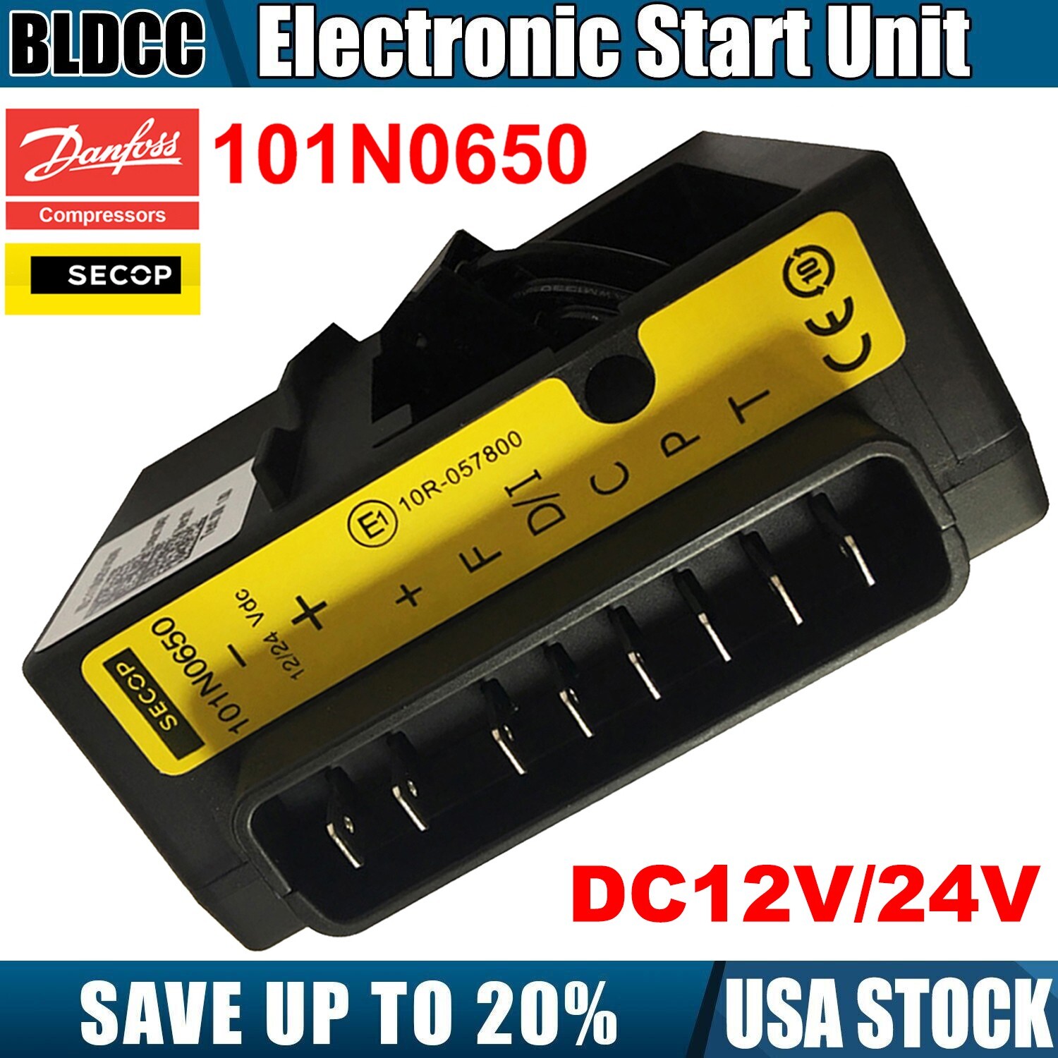 SECOP Electronic Start Unit Controller for BD35F BD50F BD35K Fridge ...