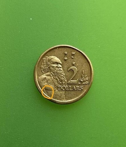 RARE 1989 Australian $2 TWO DOLLAR COIN with the HH And RDM initials ...