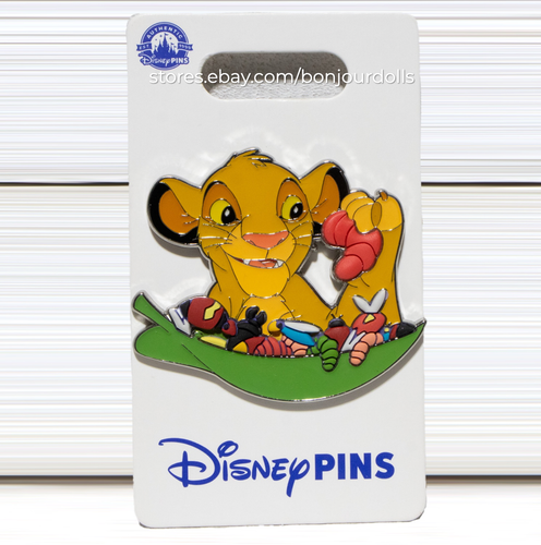 Disney Pin - The Lion King Cub Simba with Bugs for sale online | eBay
