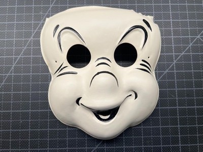Vintage 1960's TV's CASPER Harvey Comics Ghost Halloween Costume Mask ...