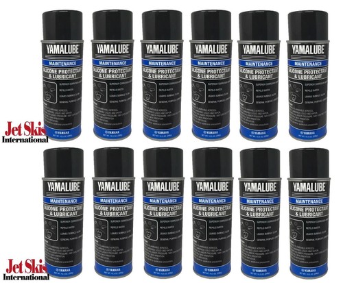 Oem Yamaha Silicone Protectant & Lubricant Spray Pack Of 12 ACC-SLCNS ...