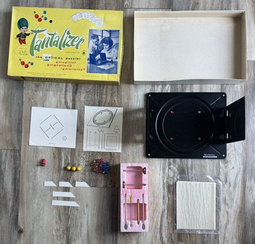 VTG! 1960’s Tantalizer Optical Puzzler Game 100% COMPLETE SEE EVERY ...