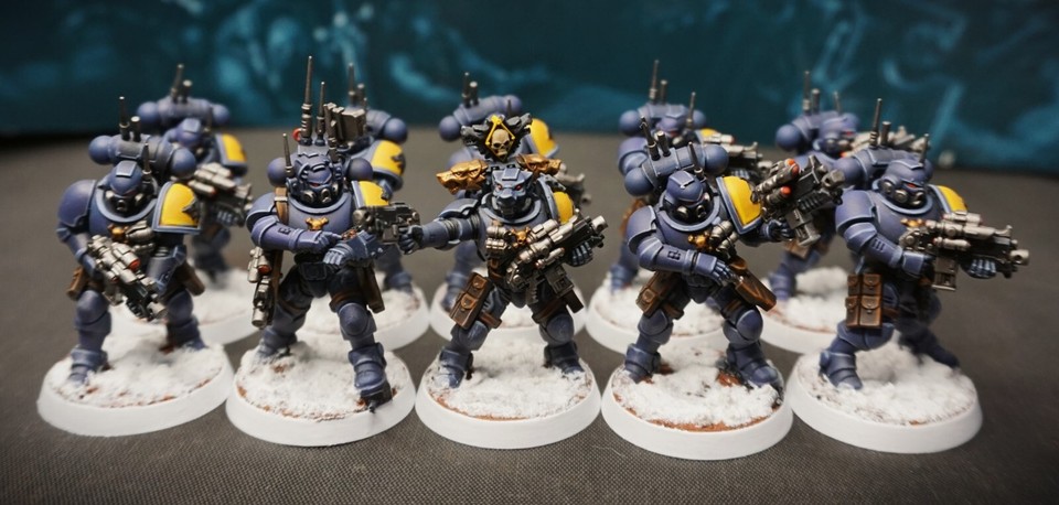 Space Wolves Primaris Infiltrators + upgrade painted Warhammer 40k ...