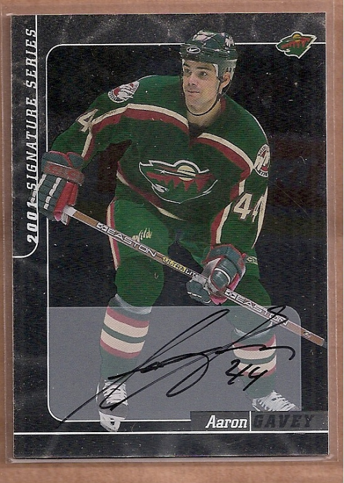 2000-01 BAP Signature Series Autographs #185 Aaron Gavey Auto | eBay