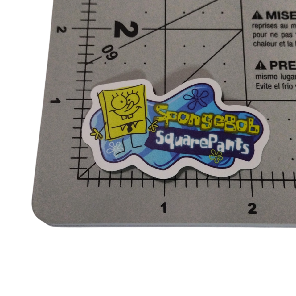 Spongebob Squarepants Stick Figure Logo Sticker | eBay