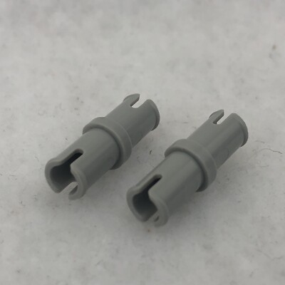 LEGO 3673 Light Bluish Gray Technic, Pin without Friction Ridges (x2 ...