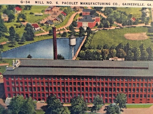 Postcard Mill # 6 Pacolet Manufacturing Co., Gainesville, GA. Y7 | eBay