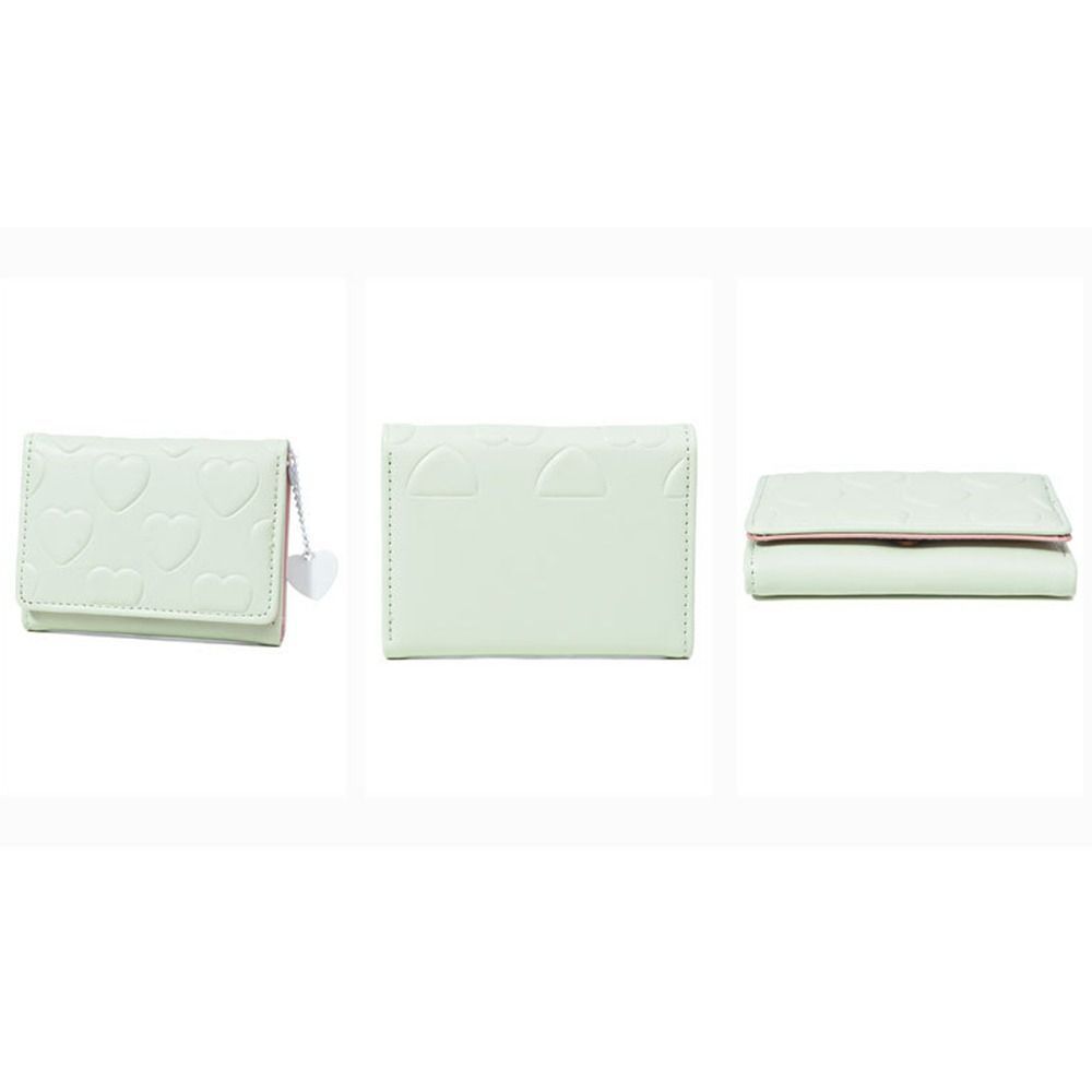 Heart-shape Money Bag PU Mini Wallet Card Holder for Women Student ...