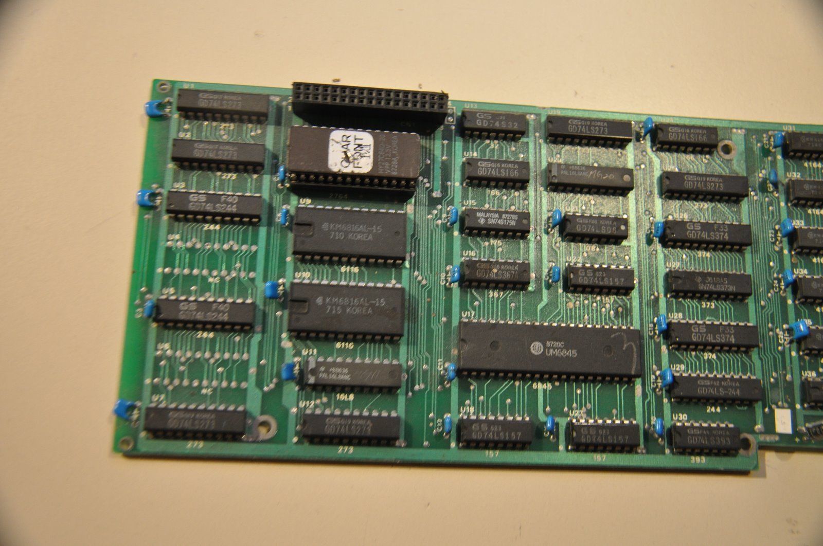 TriGem Computer 8-bit ISA MONOCHROM GRAPHICS Controller PC 9pol. SUB-D ...