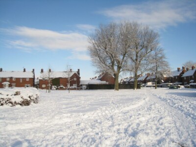 Photo 6x4 South View in the snow Basingstoke View of Lyford Road. c2010 ...